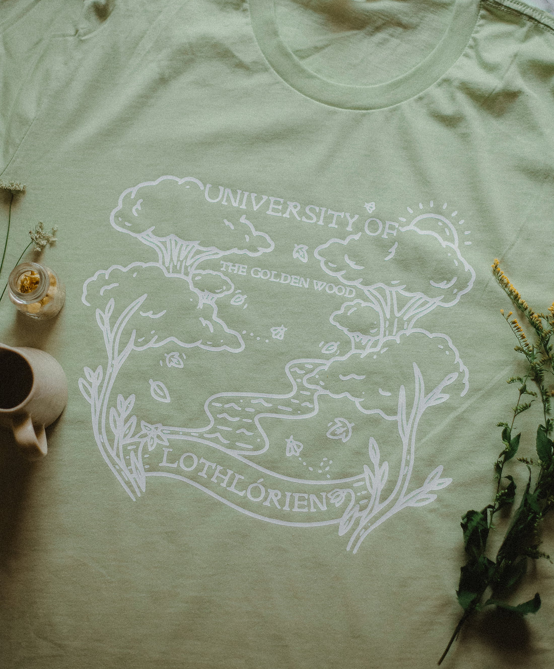 (PRE-ORDER) university of lothlórien details t-shirt – The Last Kindly Home